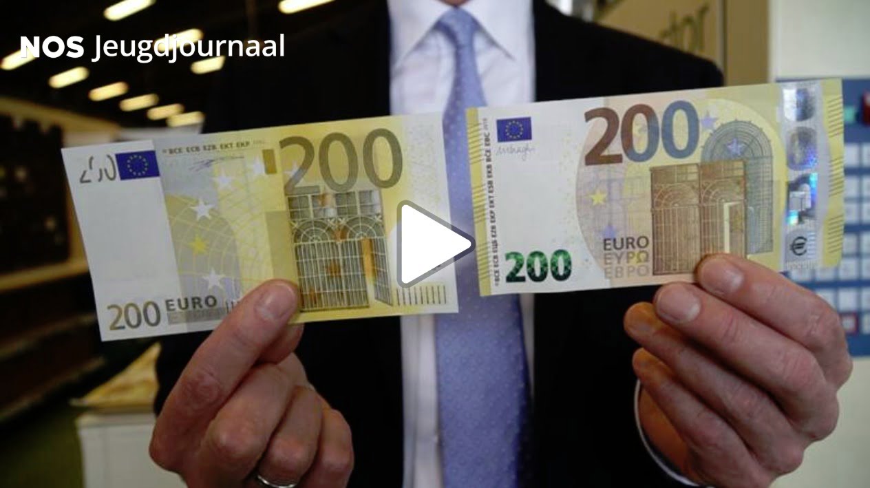 Nieuwe briefjes van 100 en 200 euro - Eurowijskids