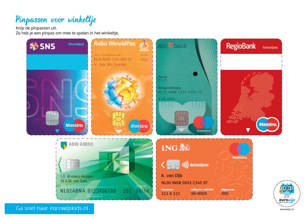 Uitknip vel pinpassen - Eurowijskids